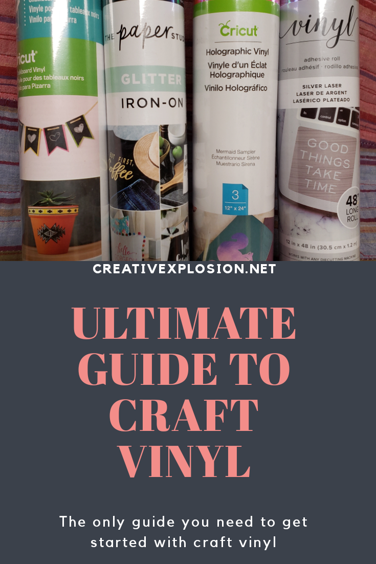 Vinyl guide for Cricut users-the ultimate guide - Creativexplosion